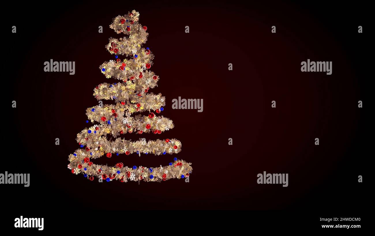Christmas background. Blue. Animation. With space for your text ...
