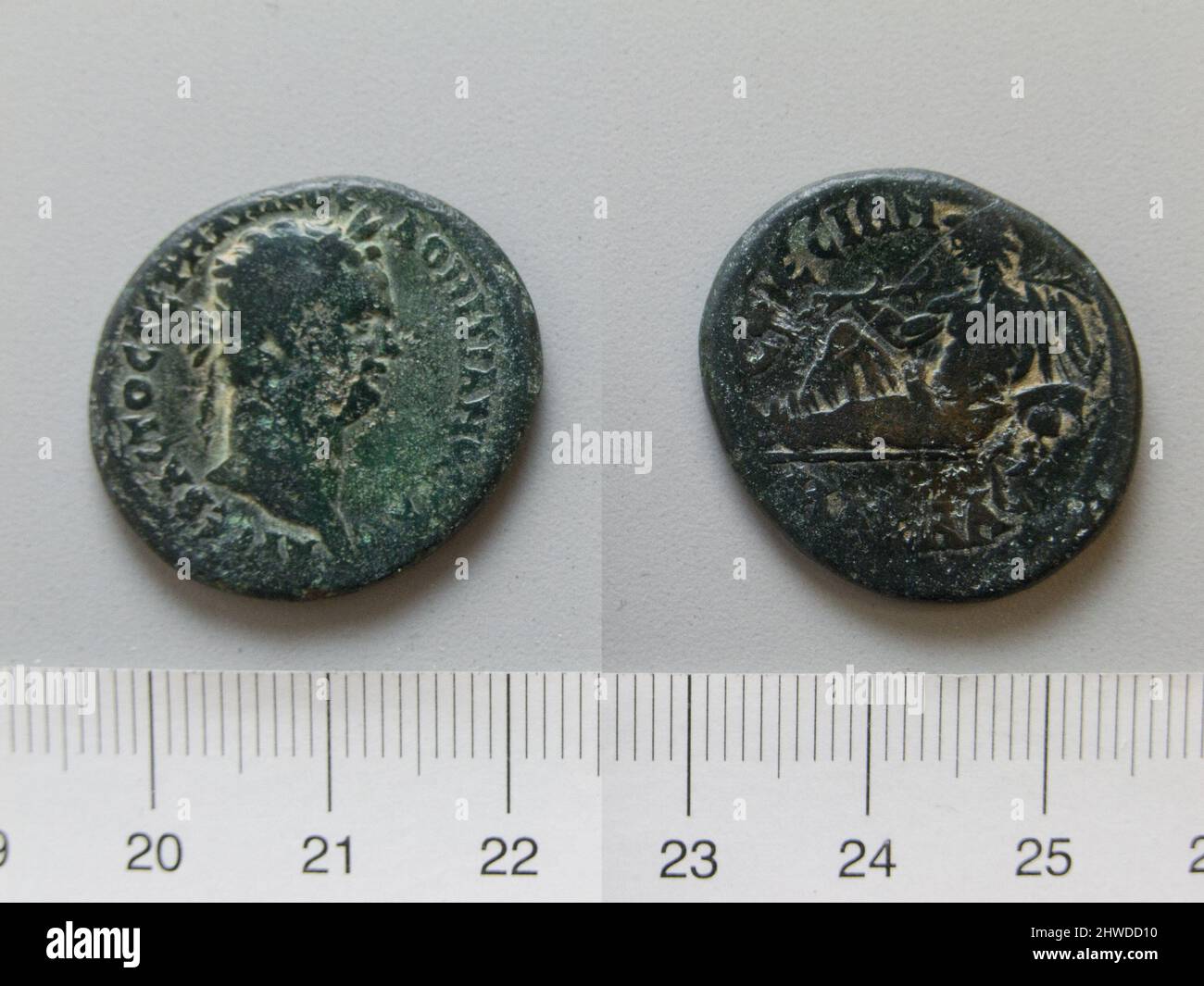 Coin of Domitian, Emperor of Rome from Ephesus. Ruler: Domitian ...