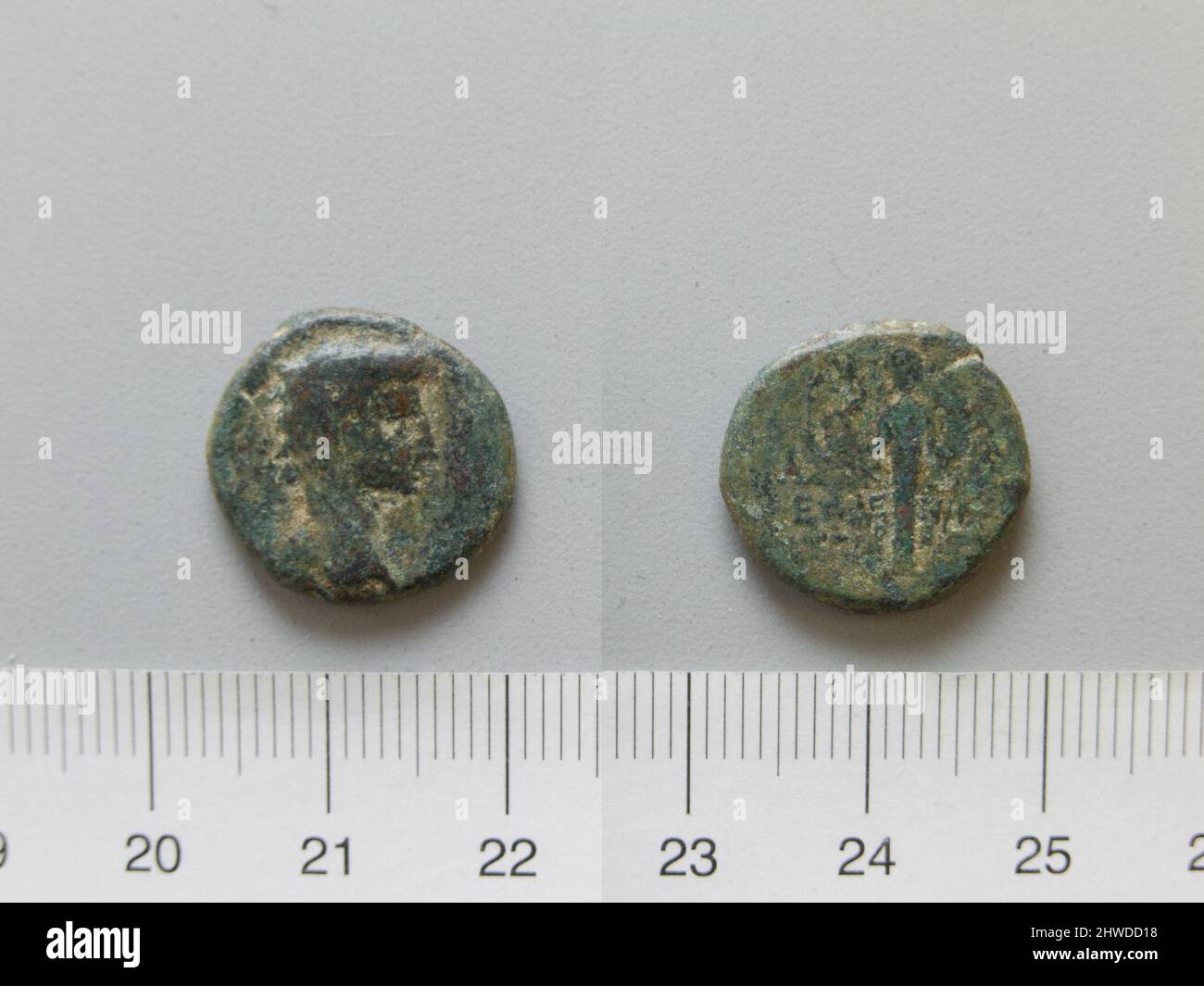 Coin of Augustus, Emperor of Rome from Ephesus. Ruler: Augustus ...