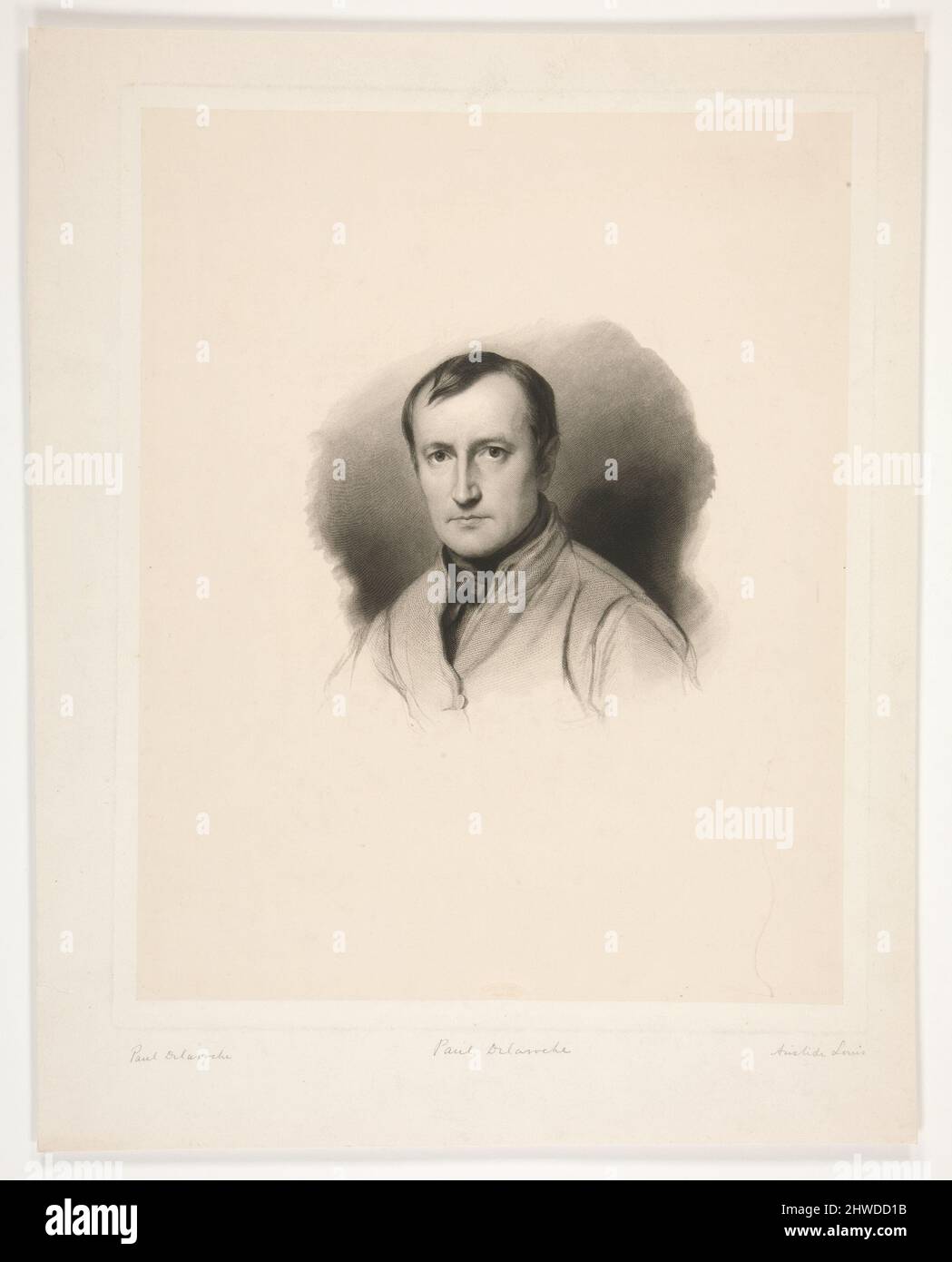 Portrait of Paul Delaroche. Artist: Aristide Louis, French, 1815–1853 ...