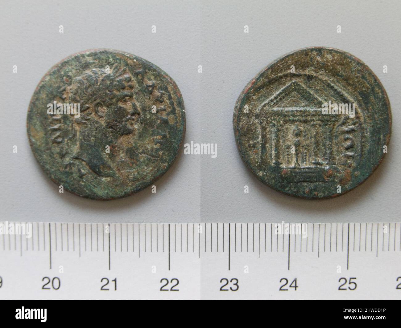 Coin of Hadrian, Emperor of Rome from Ephesus. Ruler: Hadrian, Emperor ...
