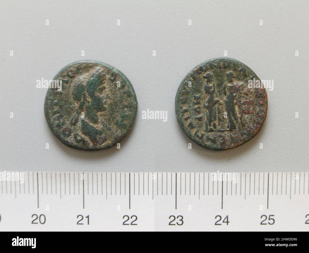Coin from Ephesus. Honorand: Domitia Longina, Empress of Rome, ca. 53/ ...
