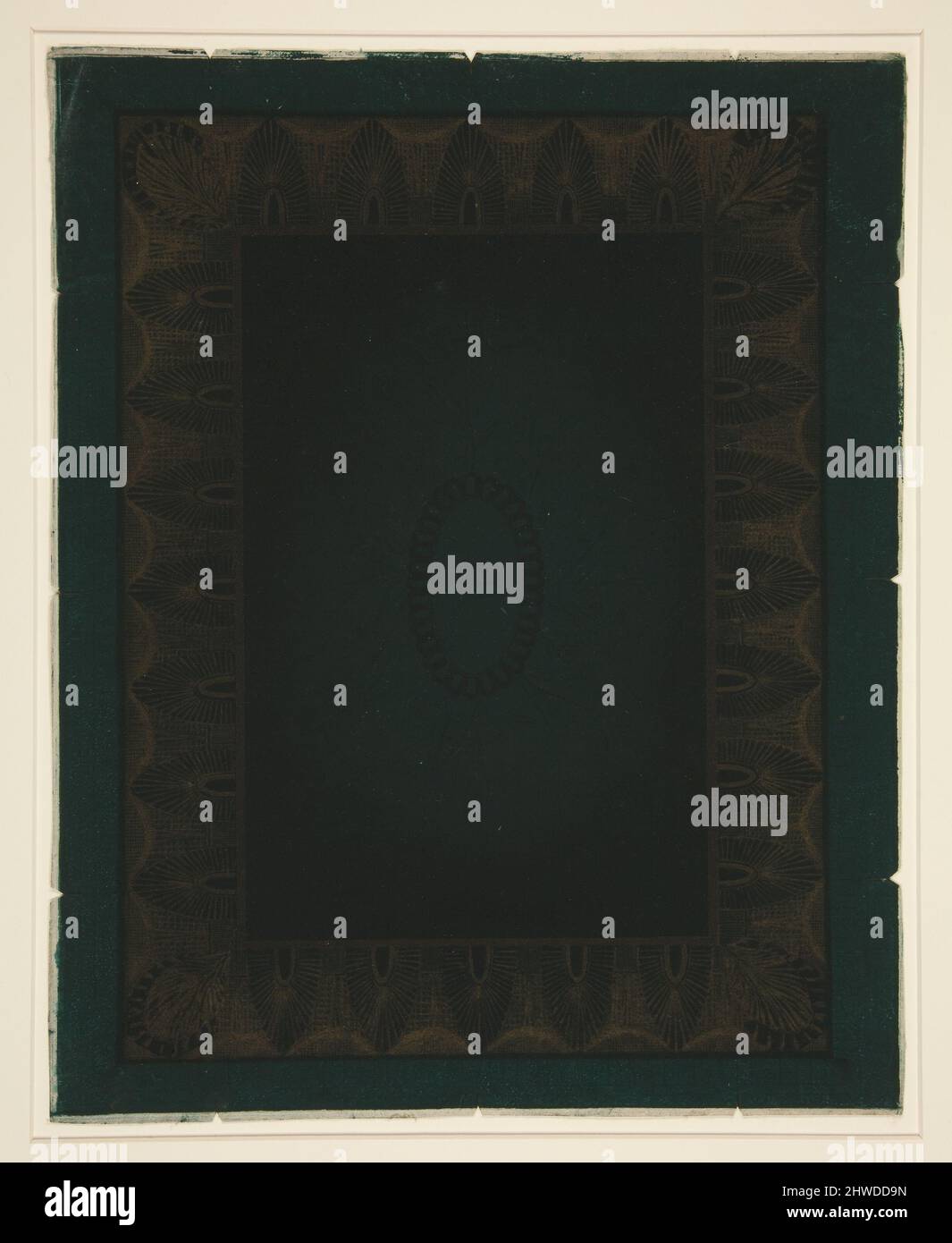 Proof for Shell Pattern Mount. Artist: Theodore Roussel, French, active ...