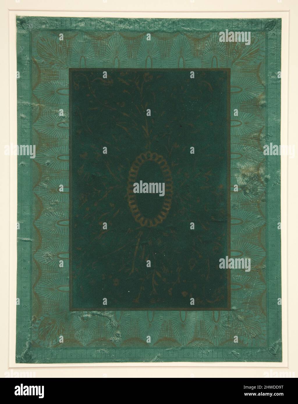 Proof for Shell Pattern Mount. Artist: Theodore Roussel, French, active ...