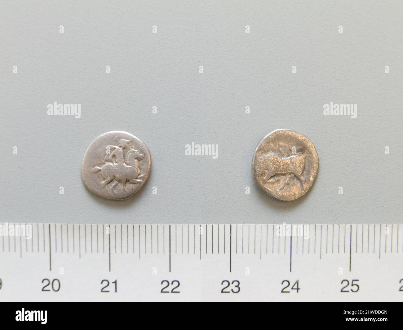 Coin of Philip II from Magnesia. Ruler: Philip II, Emperor of Rome, 238 ...