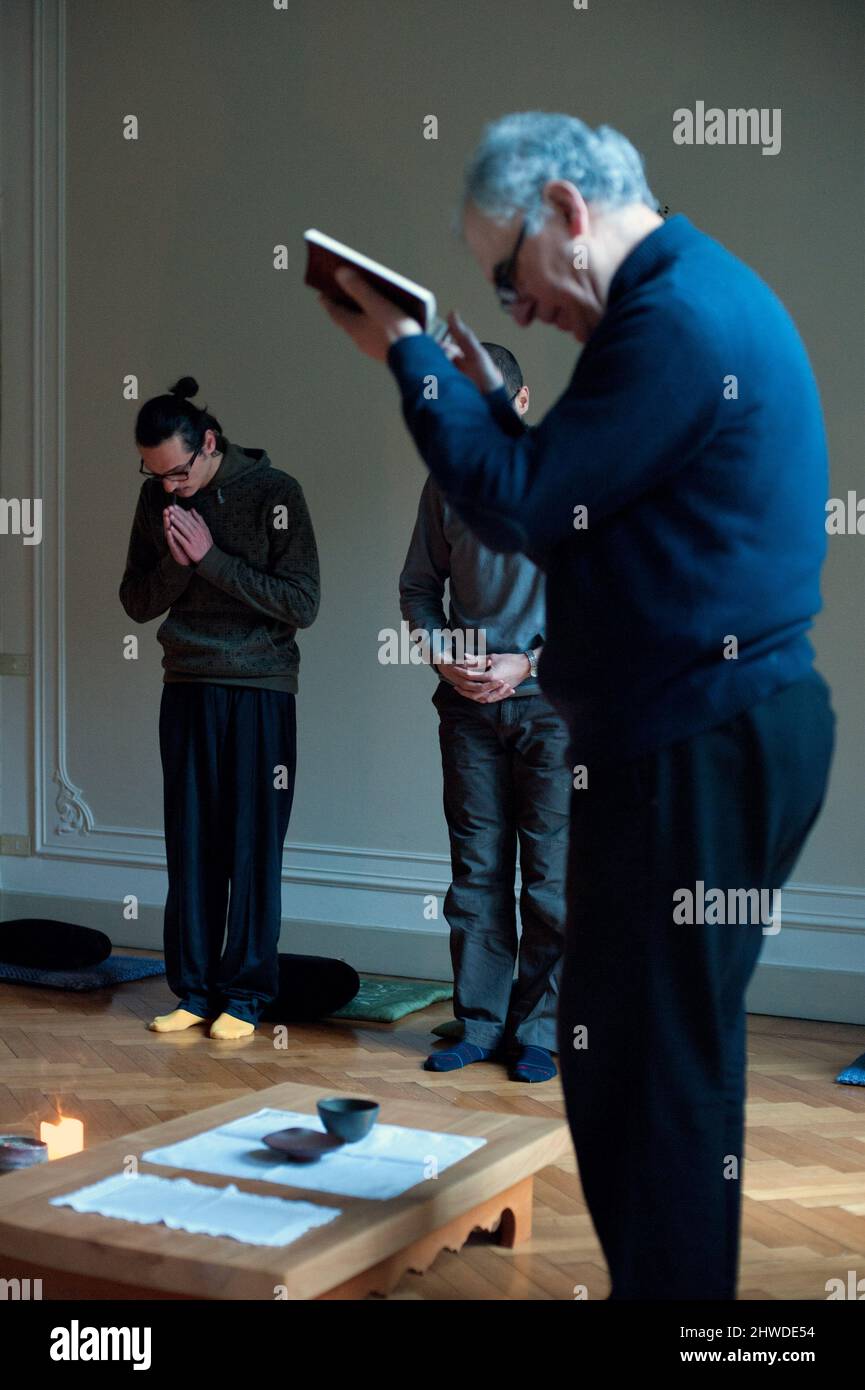 Desio, Milan, Italy 27/03/2012: Father Luciano Mazzocchi, Saverian ...