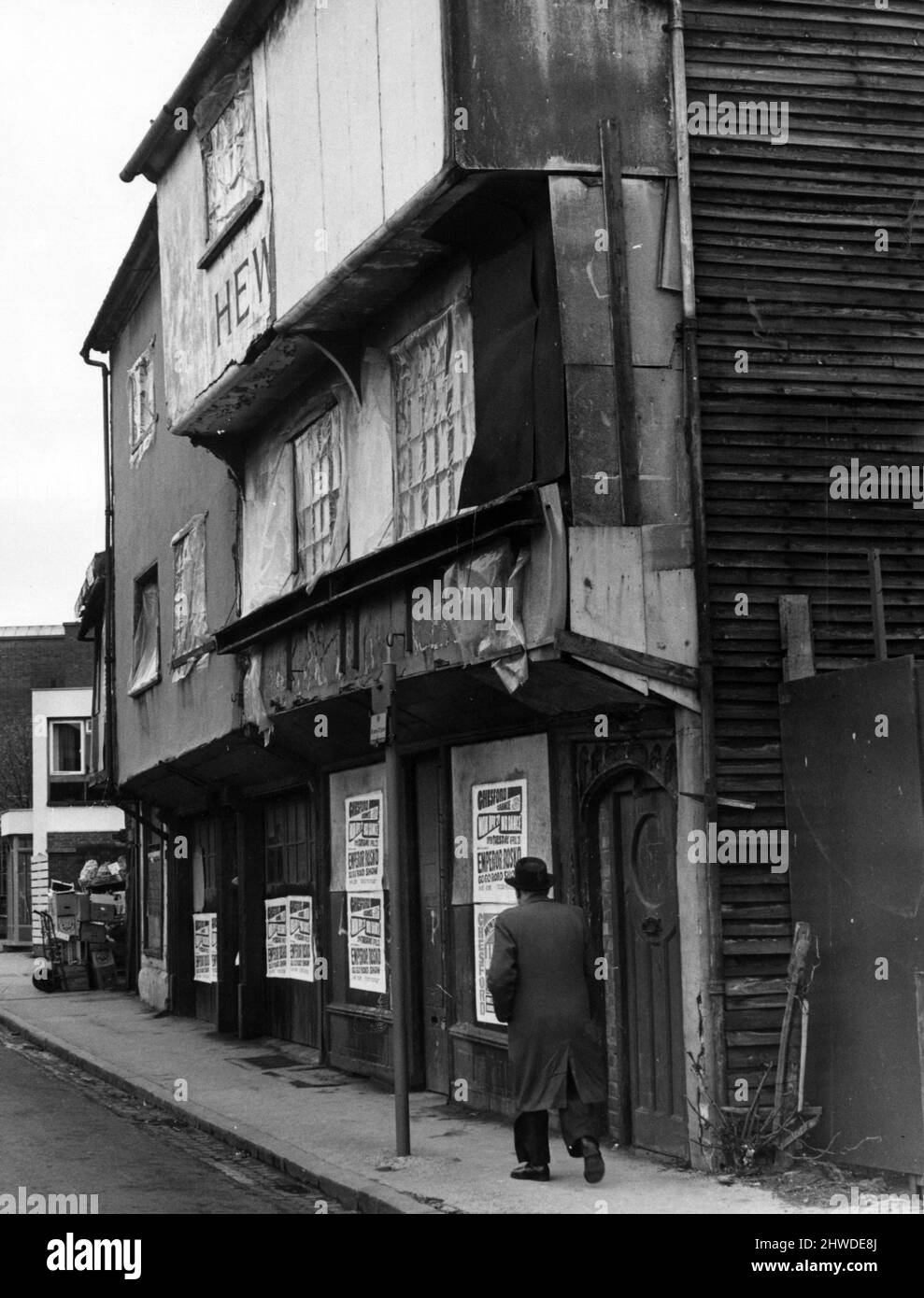 Medieval townscape Black and White Stock Photos & Images - Alamy