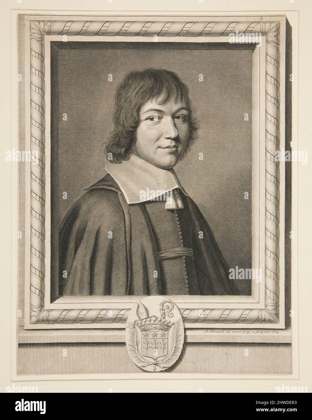 Charles Maurice Le Tellier. Engraver: Robert Nanteuil, French, 1623 ...
