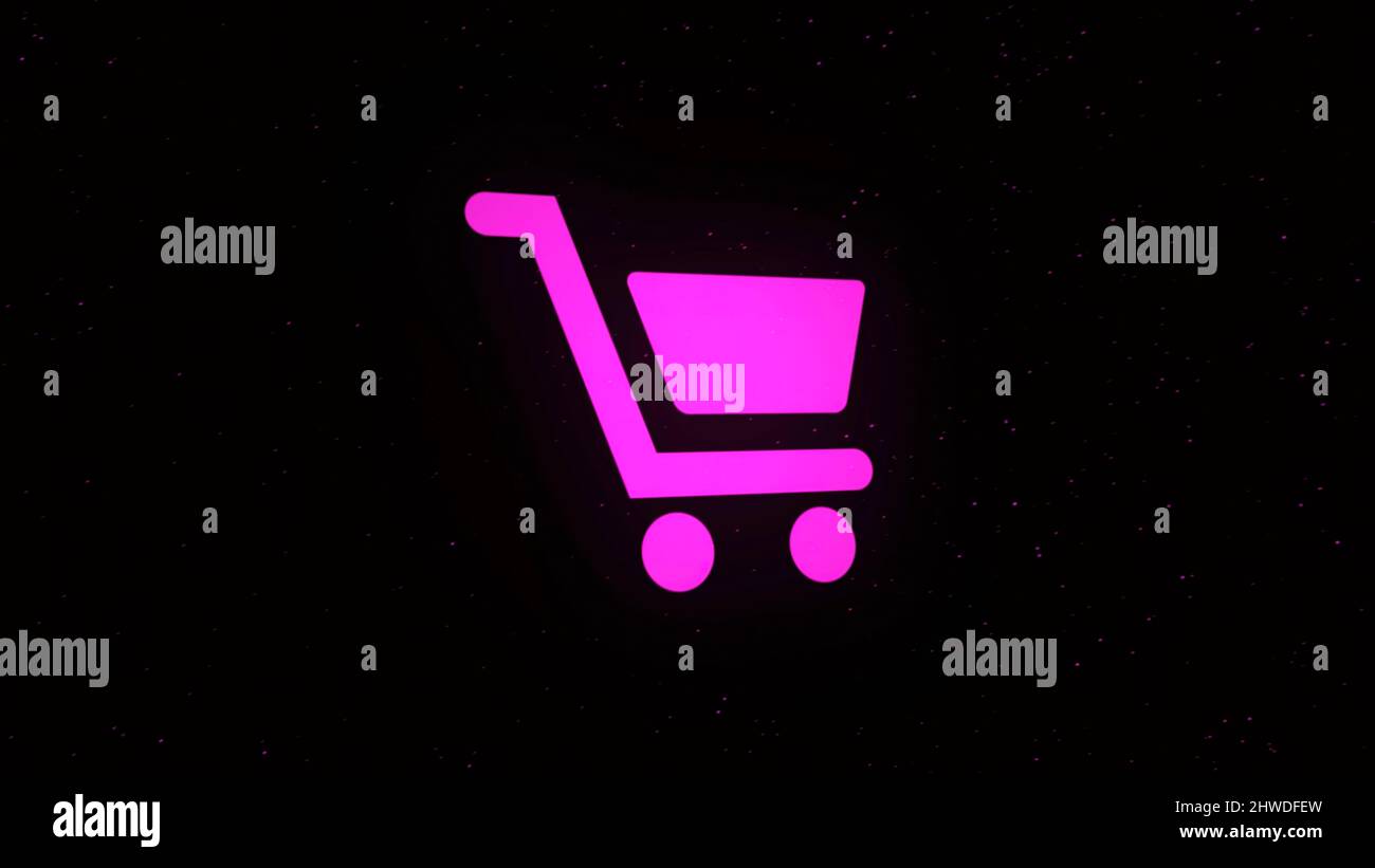 Animation shopping cart icon. Animation. Shopping cart icon for online ...