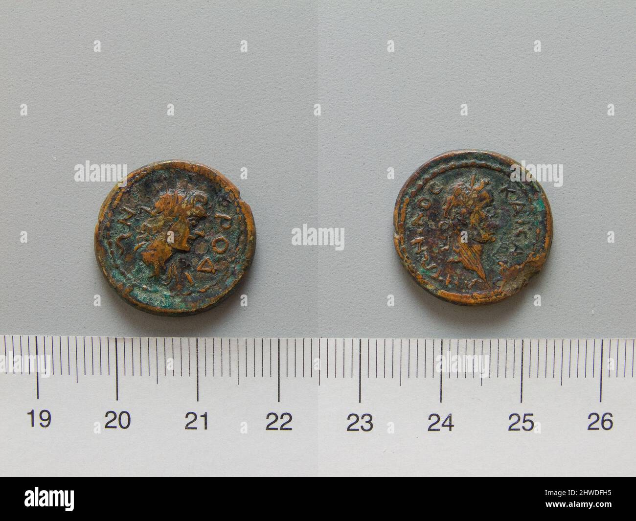 Coin of Antoninus Pius, Emperor of Rome from Rhodes. Ruler: Antoninus ...