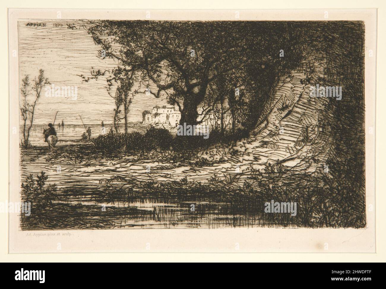 Aux environs de Menton (Alpes Maritimes). Artist: Adolphe Appian ...