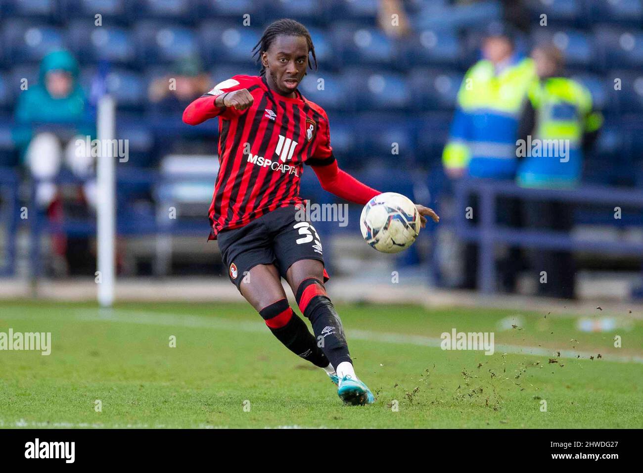 Jordan Zemura #33 of Bournemouth Stock Photo - Alamy
