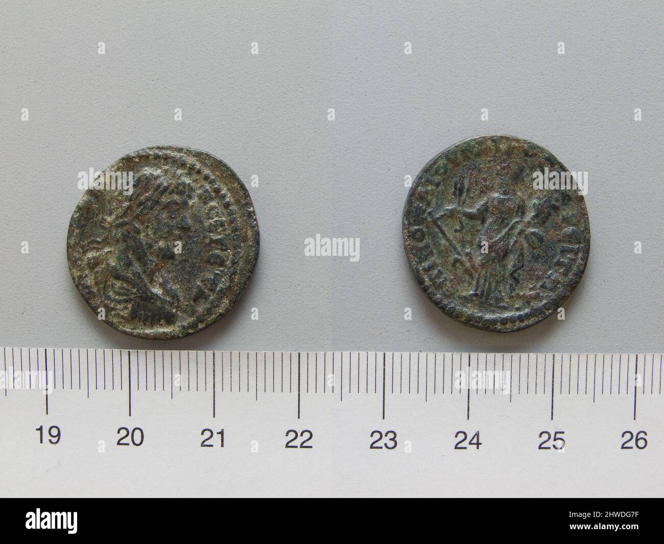 Coin of Geta Lucius Septimius, Emperor of Rome; Septimius Severus ...