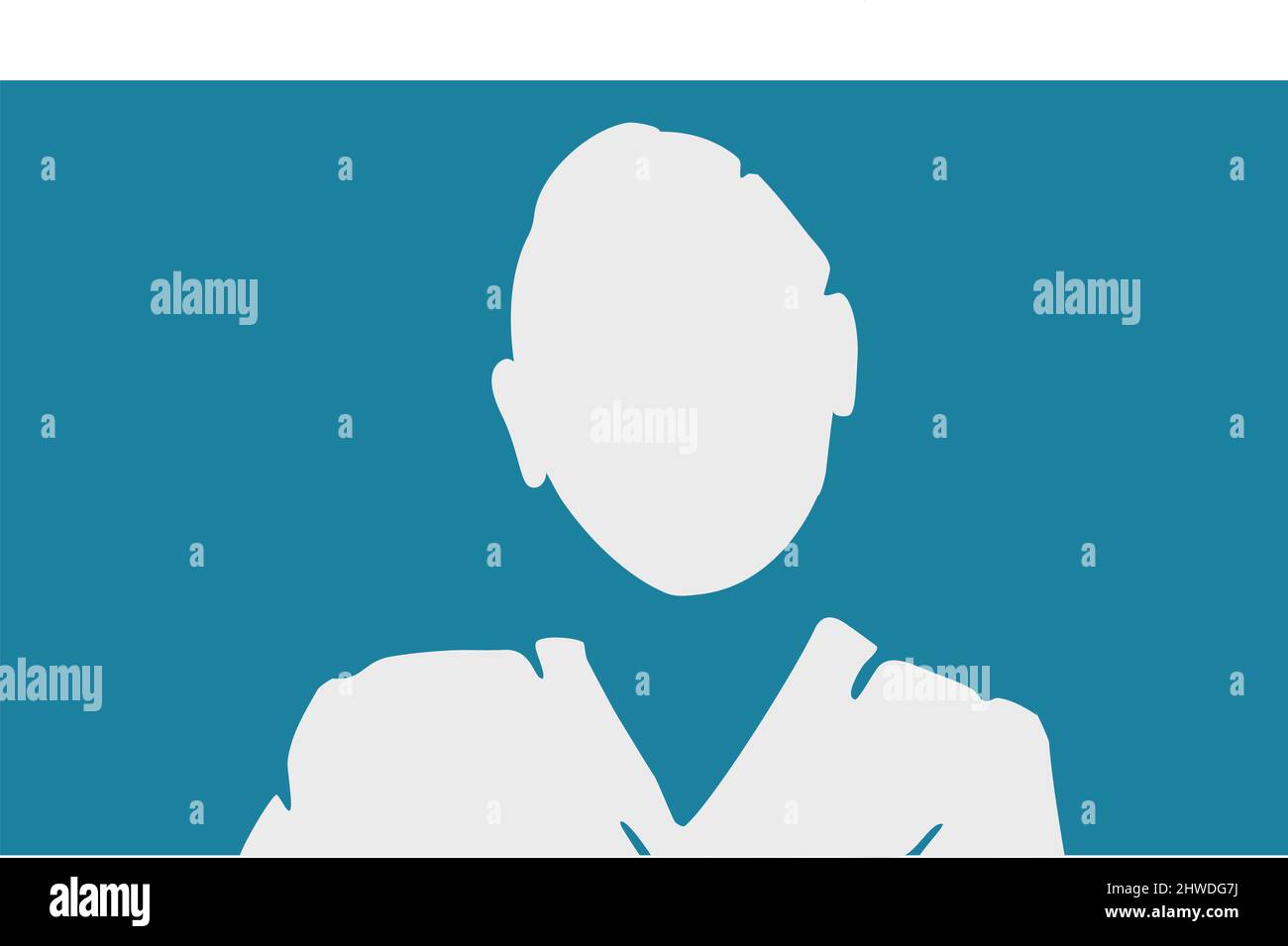 man front view reverse silhouette Stock Vector Image & Art - Alamy