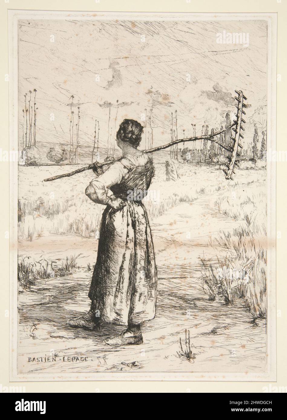 Retour des champs (Return from the Fields). Artist: Jules Bastien-Lepage, French, 1848–1884 ...