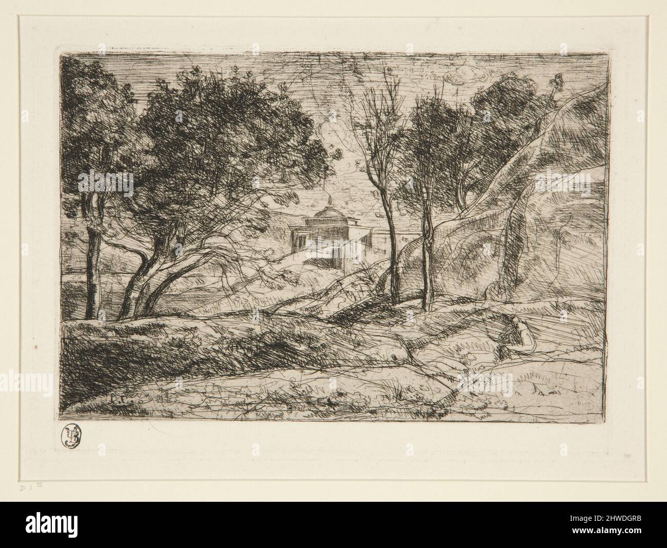 Souvenir de Toscane (Memory of Tuscany). Artist: Jean-Baptiste-Camille ...