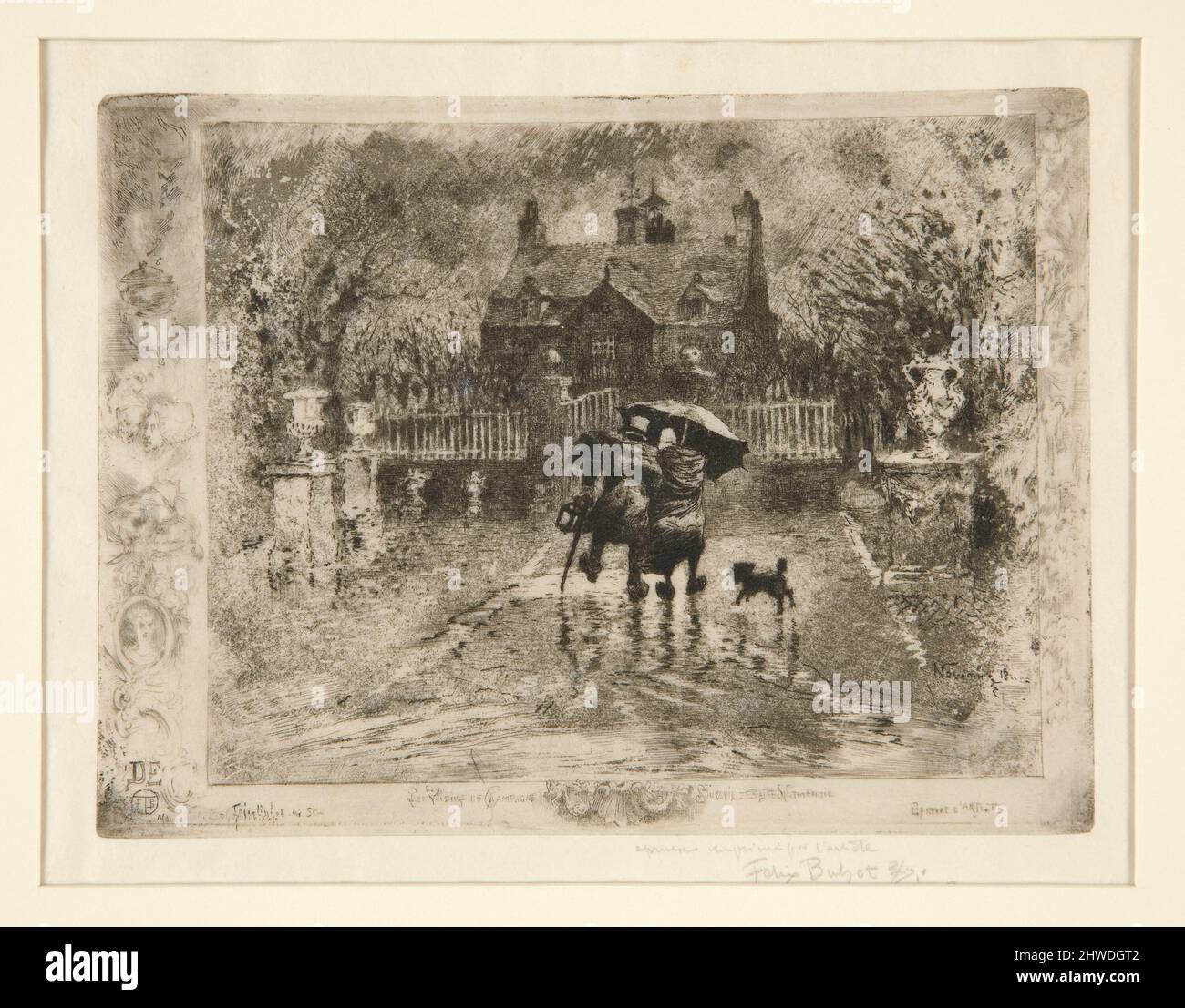 Les voisins de campagne (The Country Neighbors). Artist: Félix Hilaire ...