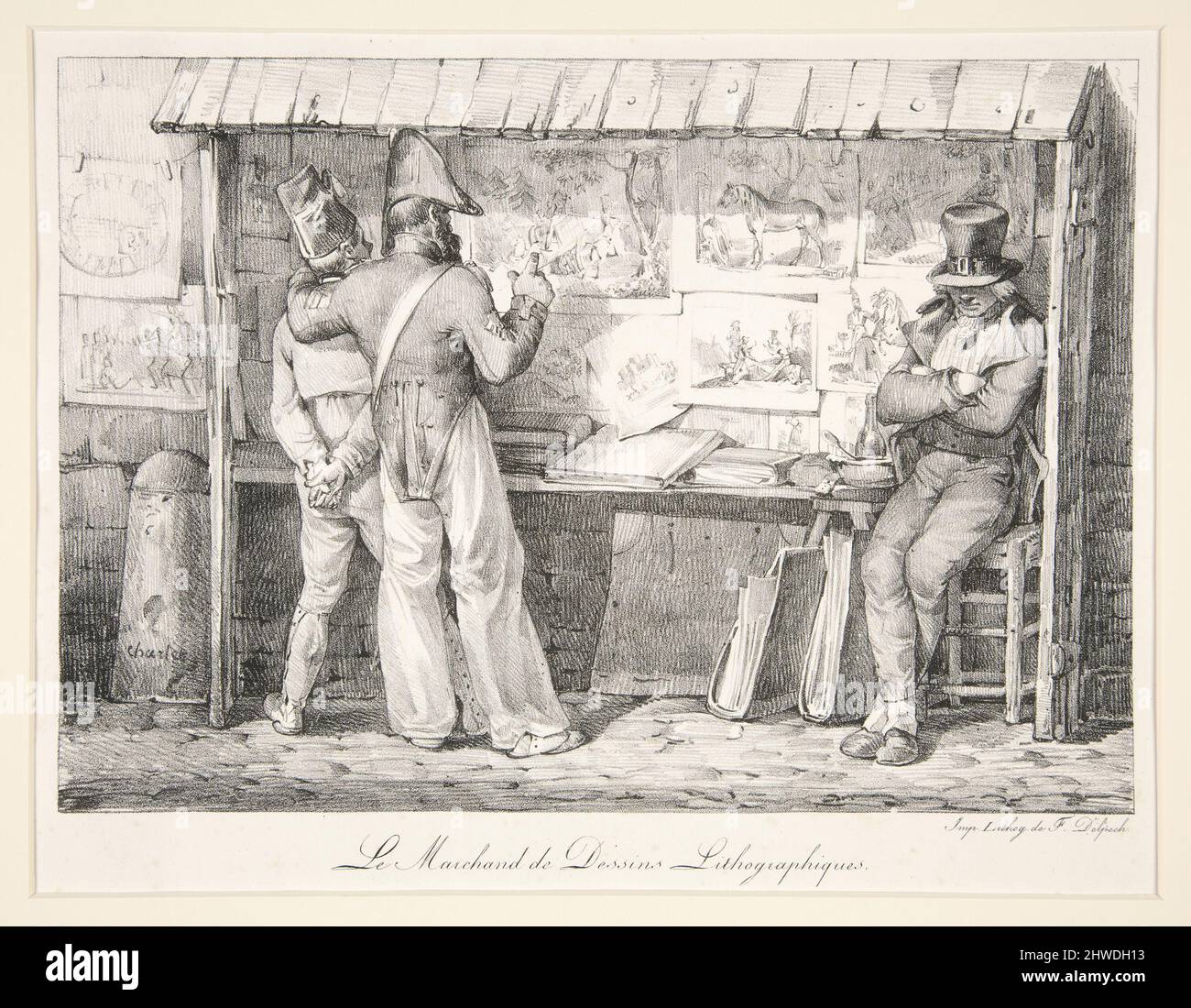 Le Marchand de Dessins Lithographiques (The Merchant of Lithographic ...
