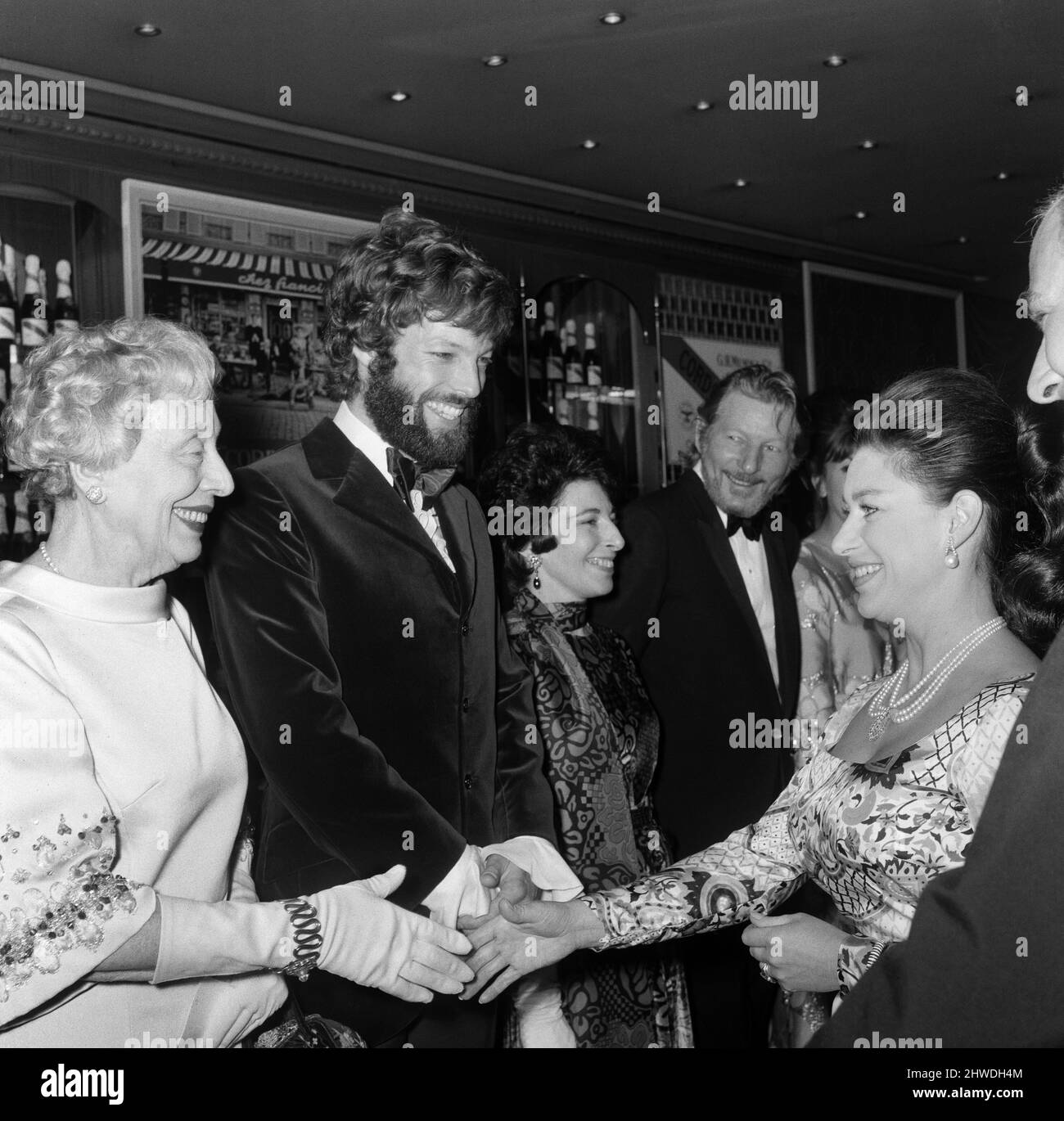 Princess Margaret attends the premier of "The Madwoman of Chaillott" at ...