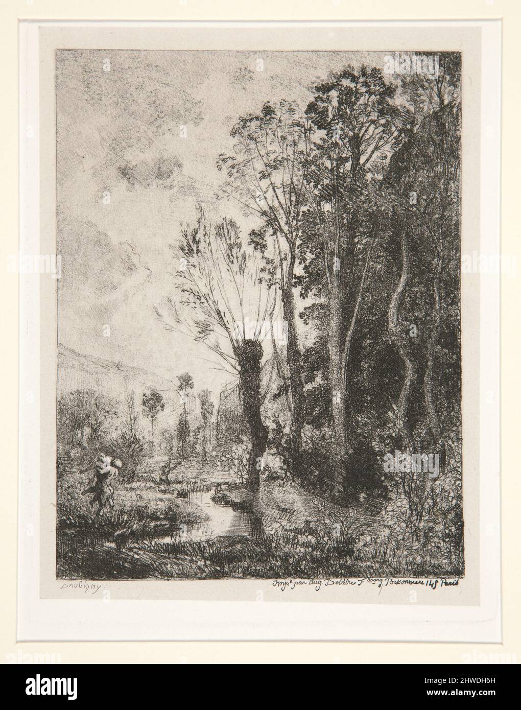 Le Satyre (The Satyr). Artist: Charles-François Daubigny, French, 1817 ...