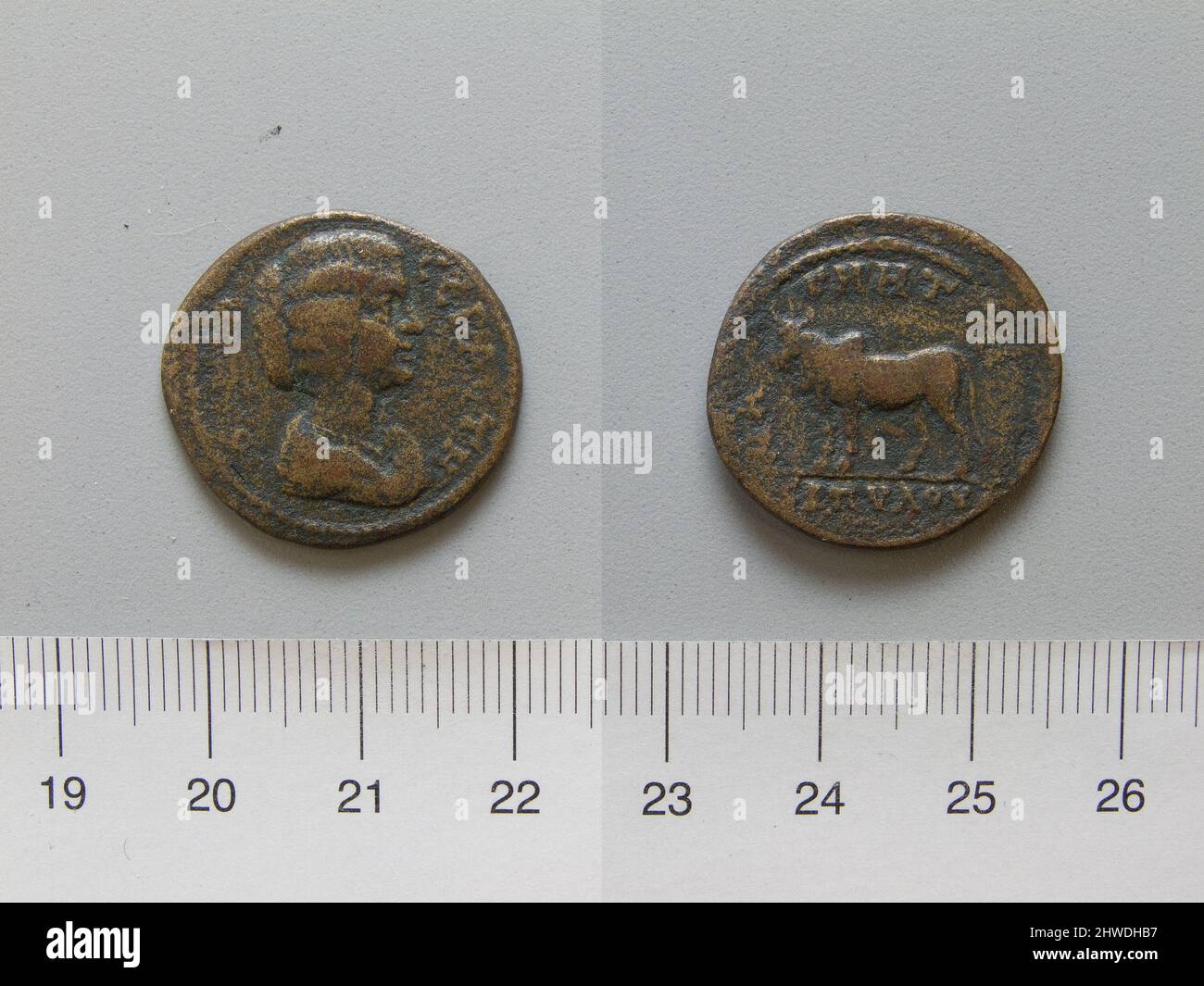 Coin of Septimius Severus, Emperor of Rome; Caracalla, Roman Emperor ...