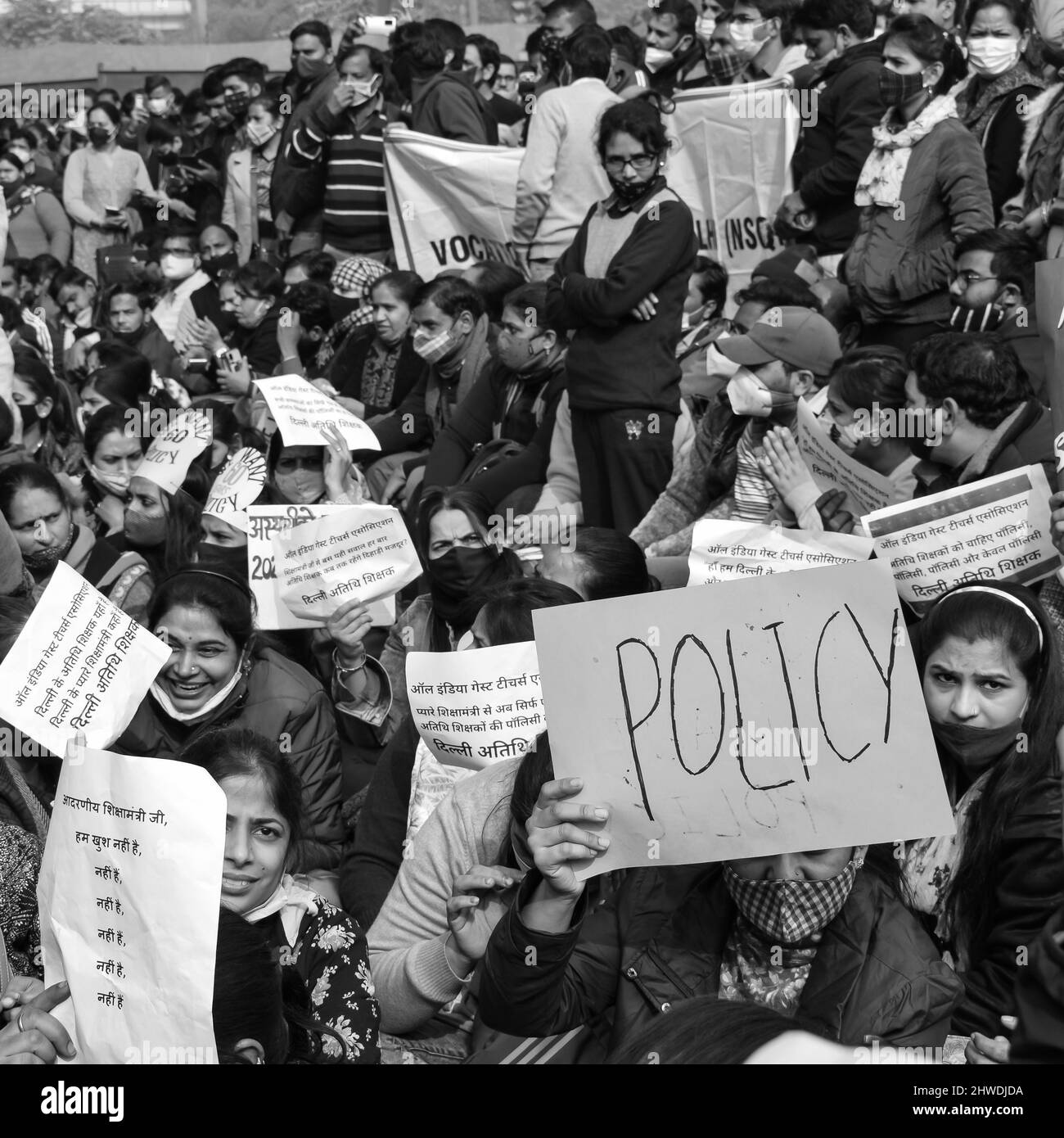 Indian political posters Black and White Stock Photos & Images - Alamy