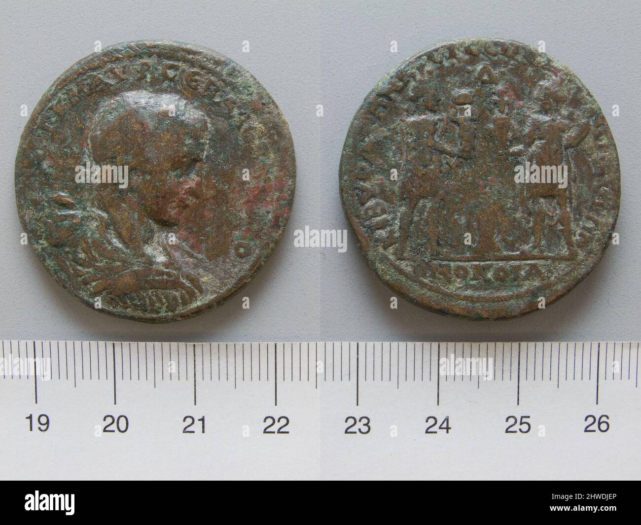 Coin of Severus Alexander, Emperor of Rome from Cibyra. Ruler: Severus ...