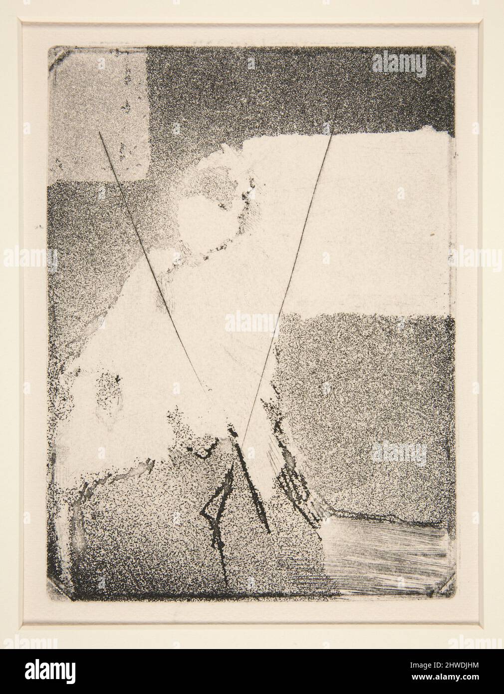 Seated Woman in Bonnet and Shawl. Artist: Edgar Degas, French, 1834 ...