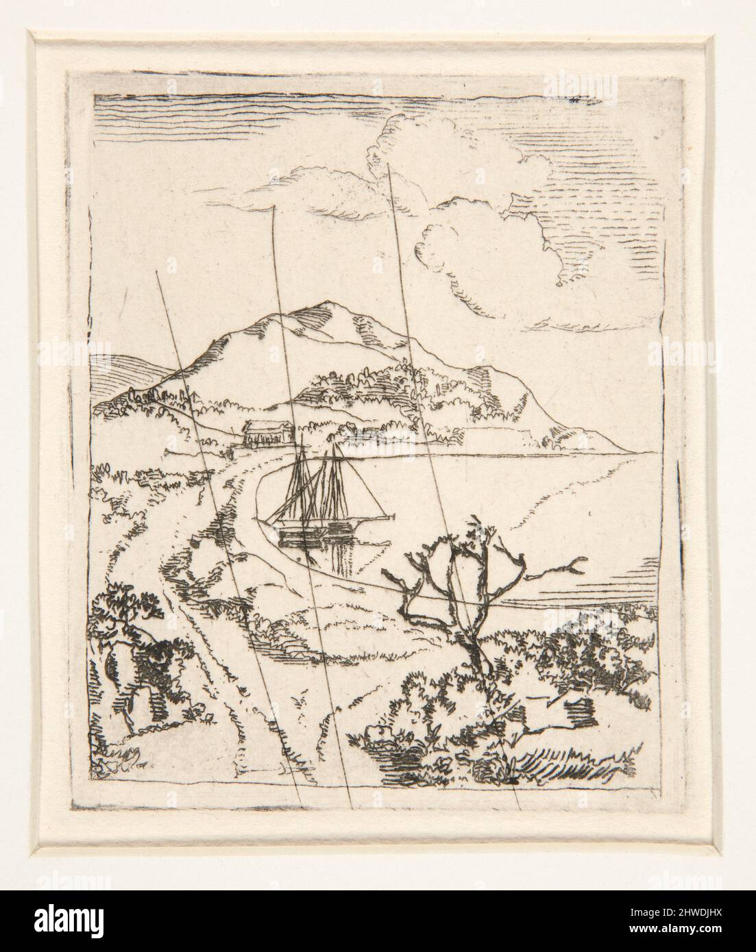 Greek Landscape, or The Anchorage. Artist: Edgar Degas, French, 1834 ...