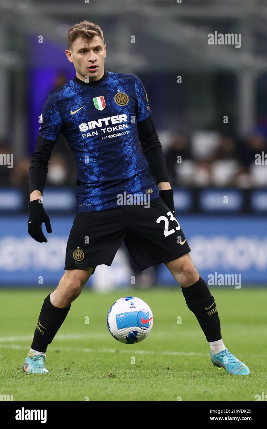 Milan, Italy. 04th Mar, 2022. Nicolo Barella (FC Internazionale) in ...