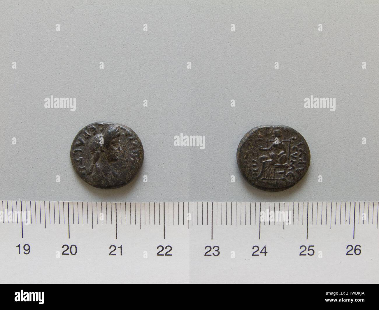 Coin of Domitian, Emperor of Rome from Eumeneia. Ruler: Domitian ...