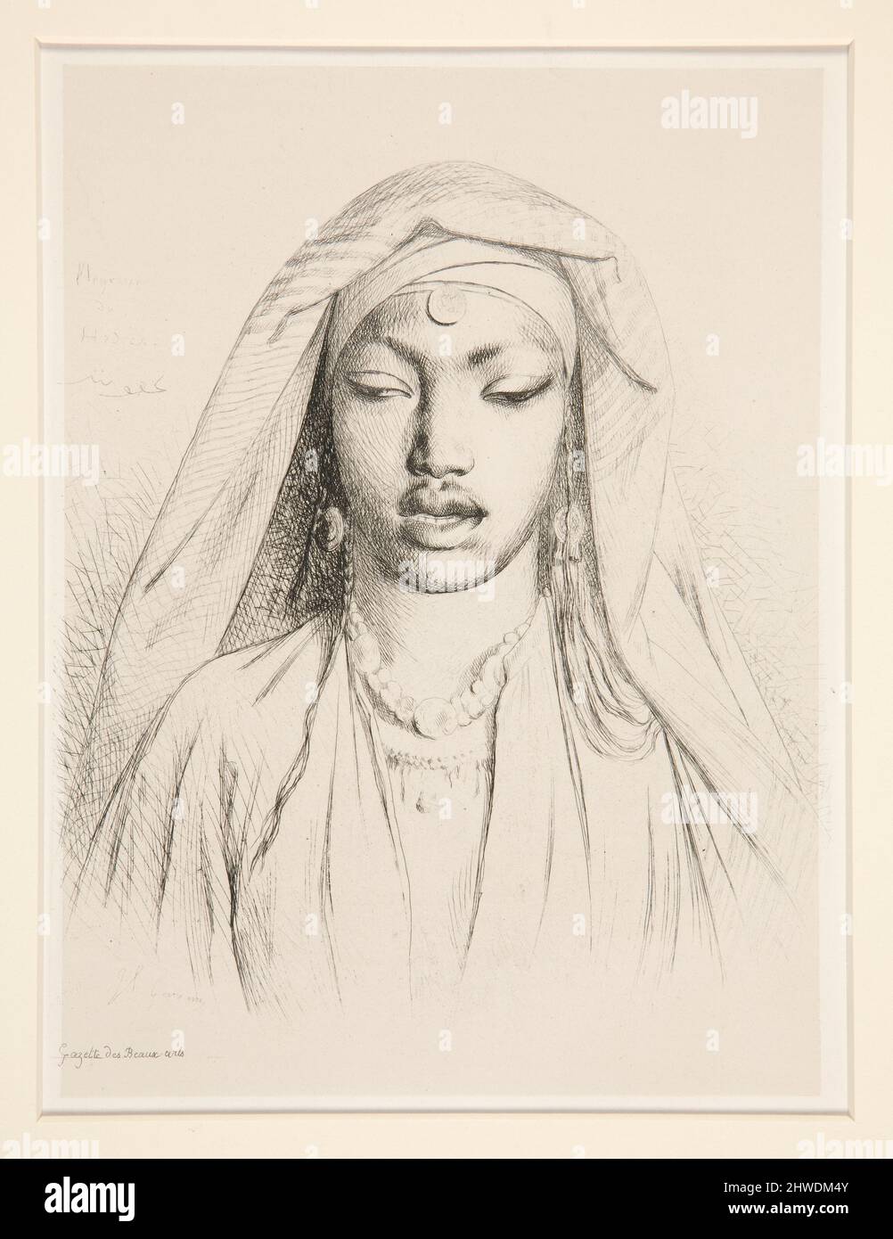Tête de Négresse du Hedjaz (Head of a Negress of Hejaz). Artist: Jean ...