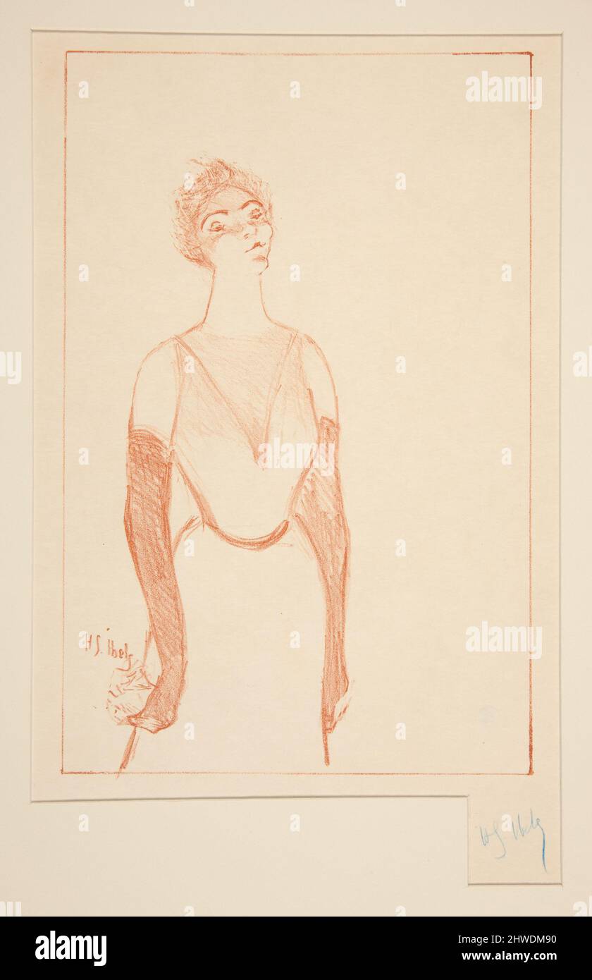 Yvette Guilbert. Artist: Henri-Gabriel Ibels, French, 1867–1936 Stock ...