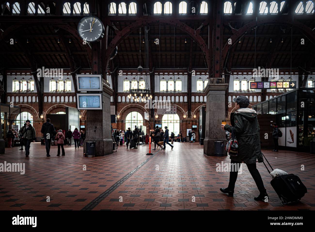 Copenhagen Denmark central train station Stock Photo - Alamy