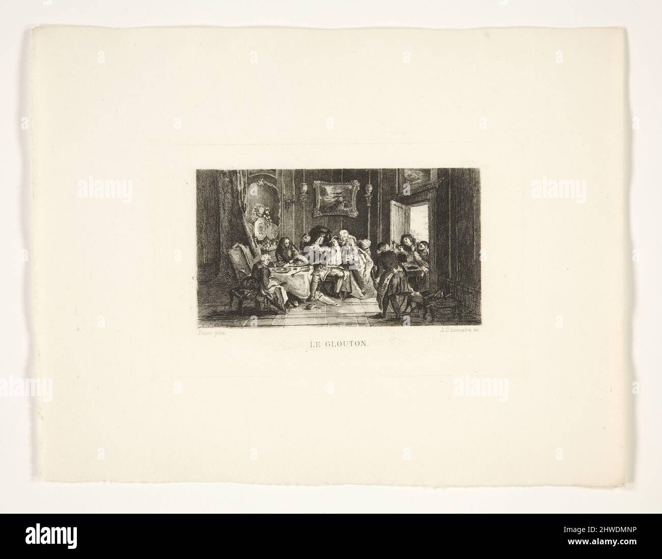 Le Glouton. Artist: J. C. Lemaire, French, active 18th centuryAfter ...