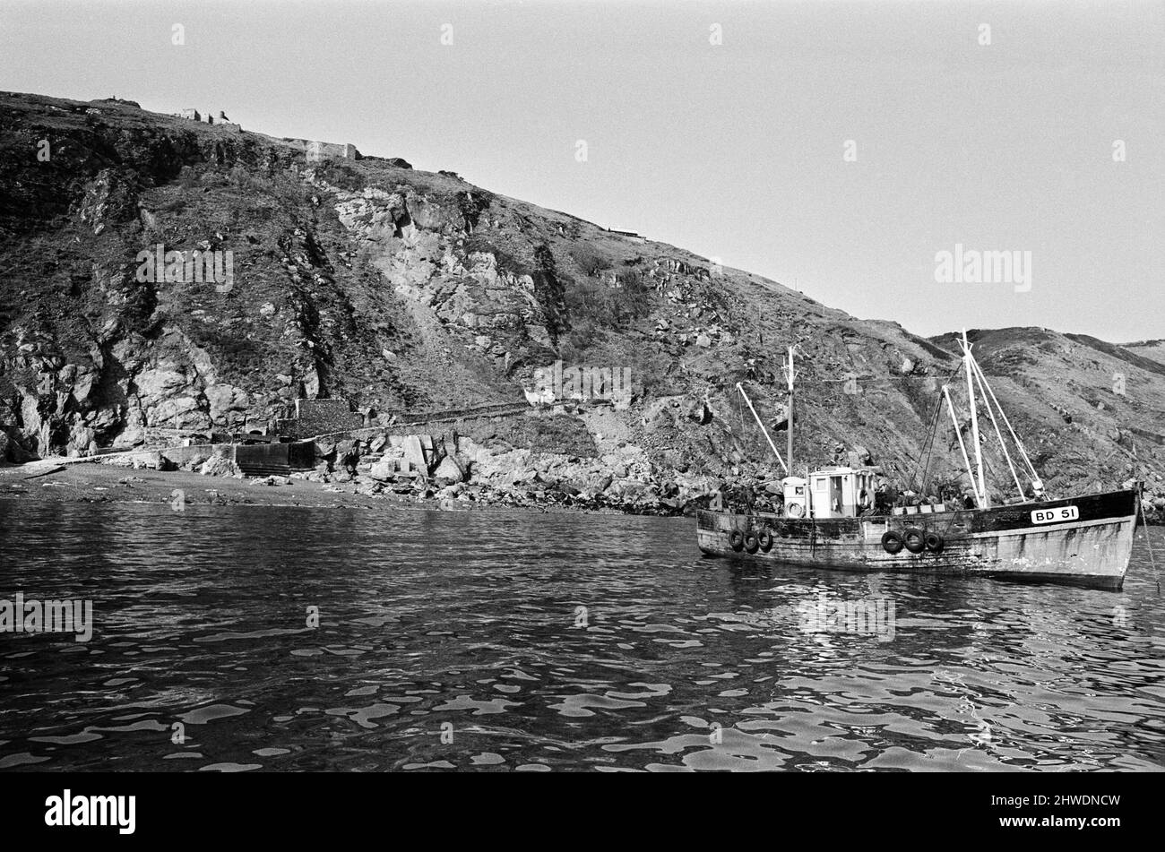General scenes on Lundy Island. Lundy is the largest island in the ...