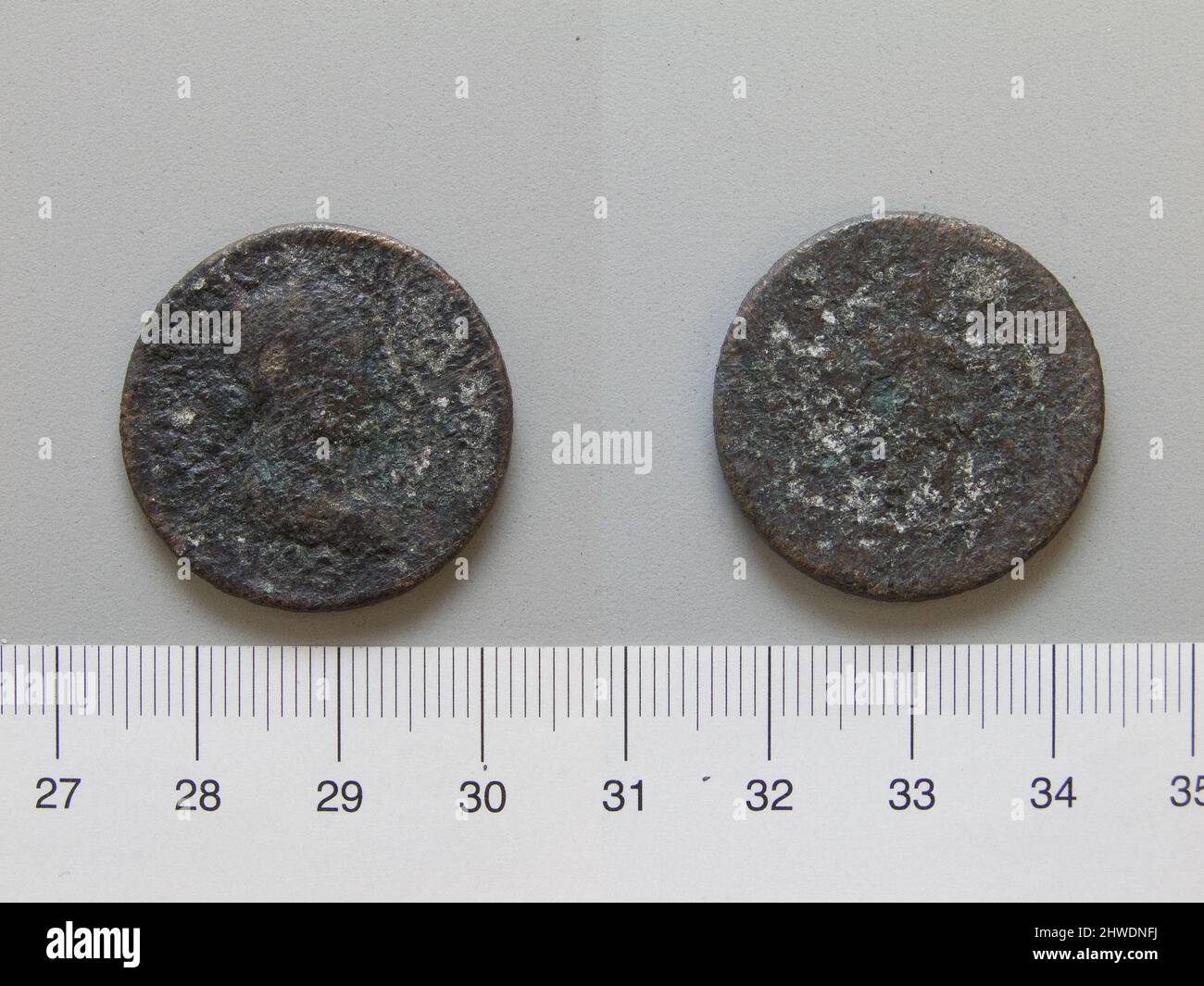 Coin of Philip II from Perge. Ruler: Philip II, Emperor of Rome, 238 ...