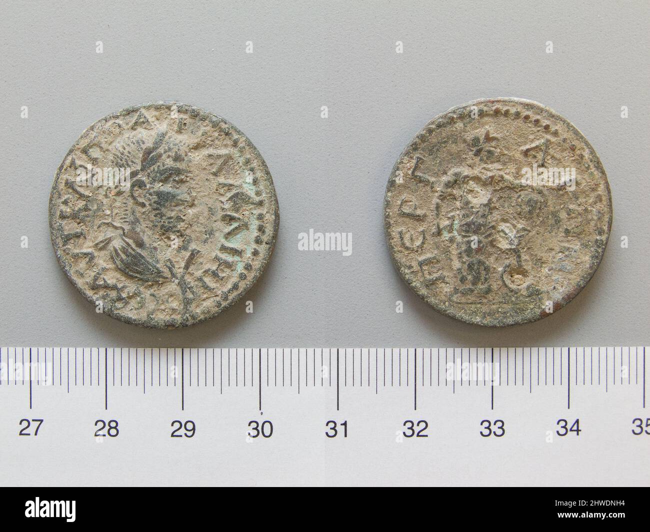 Coin of Trebonianus Gallus, Emperor of Rome from Perge. Ruler ...