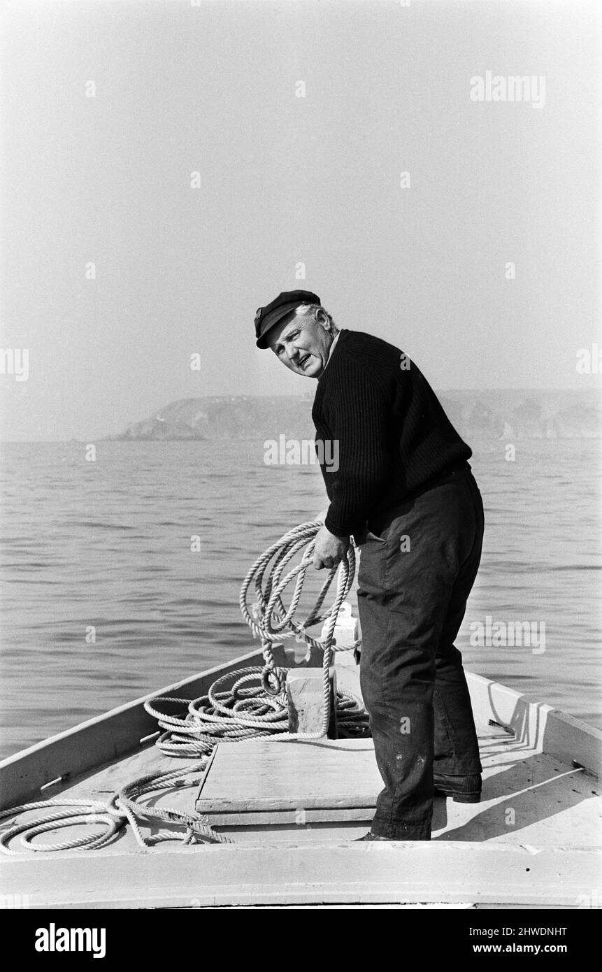 General scenes on Lundy Island. Lundy is the largest island in the ...