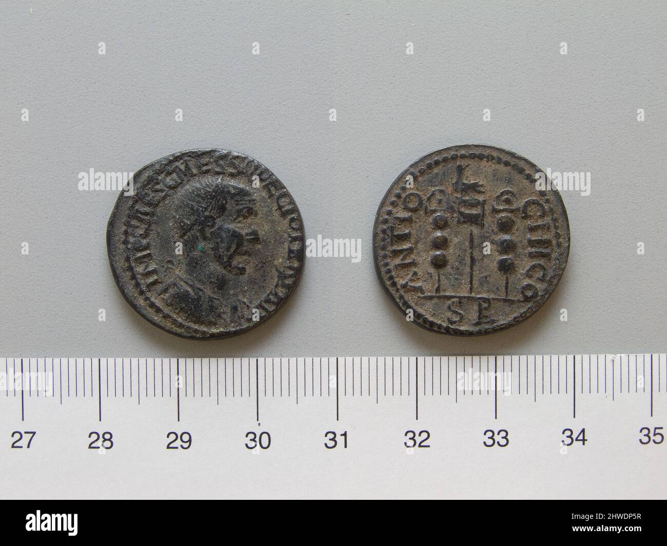 Coin of Trajan Decius, Emperor of Rome from Antiochia. Ruler: Trajan ...