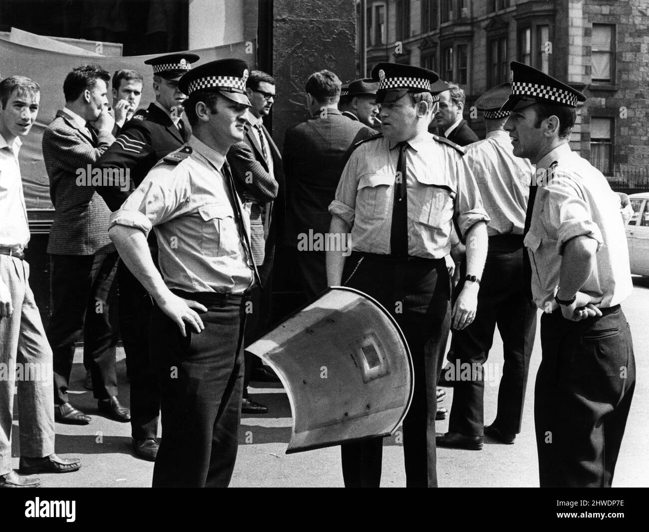 1960s old police car Black and White Stock Photos & Images - Alamy