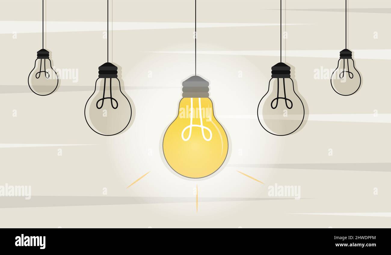 Light bulb creative design Stock Vector Image & Art - Alamy
