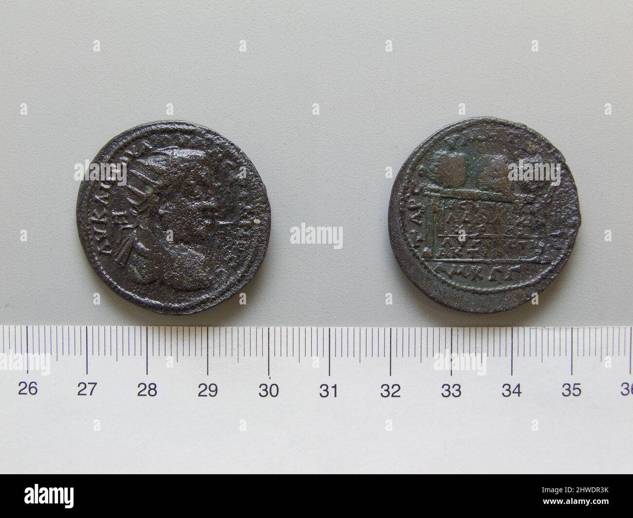 Coin of Valerian, Emperor of Rome; Gallienus, Emperor of Rome from ...
