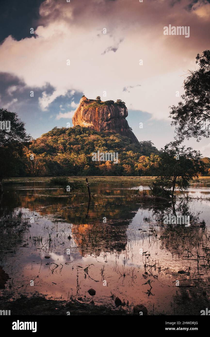 Sigiriya Lion Rock Fortress in Sri Lanka Stock Photo - Alamy
