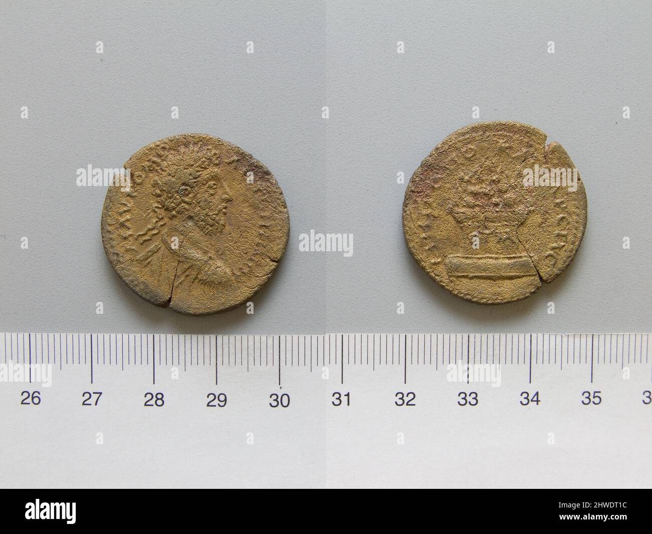 Dupondius of Commodus, Emperor of Rome from Caesarea. Ruler: Commodus ...