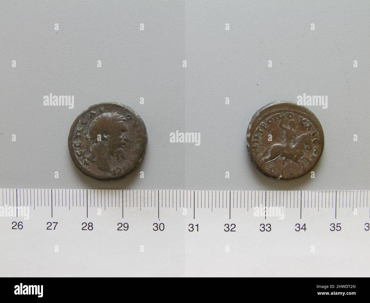 Coin of Septimius Severus, Emperor of Rome from Caesareia, Cappadocia ...