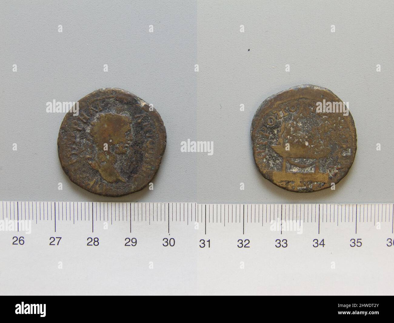 Dupondius of Caracalla, Roman Emperor from Caesarea. Ruler: Caracalla ...