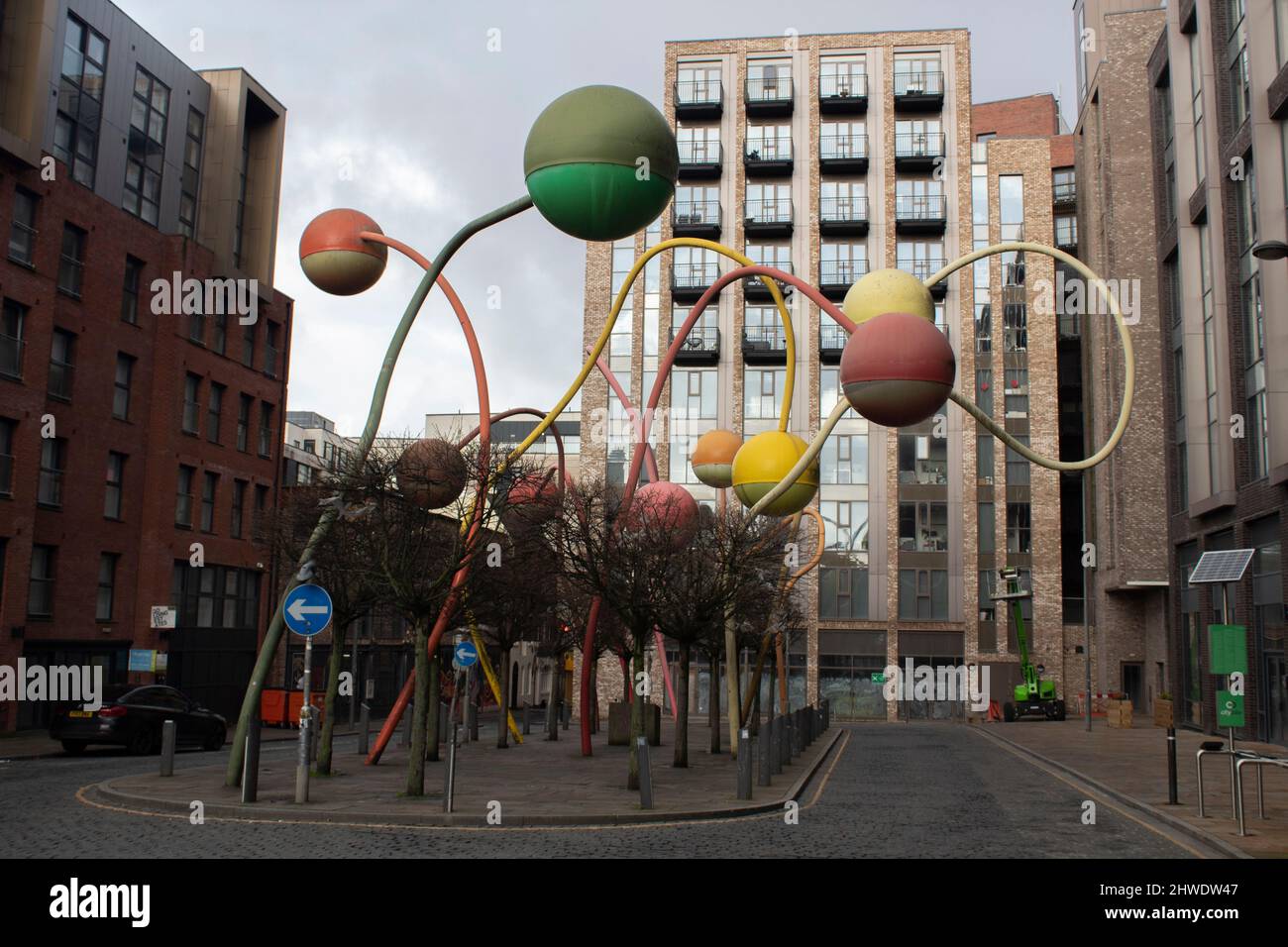Public sculpture ' Penelope ' by Jorge Pardo on Wolstenholme Square ...