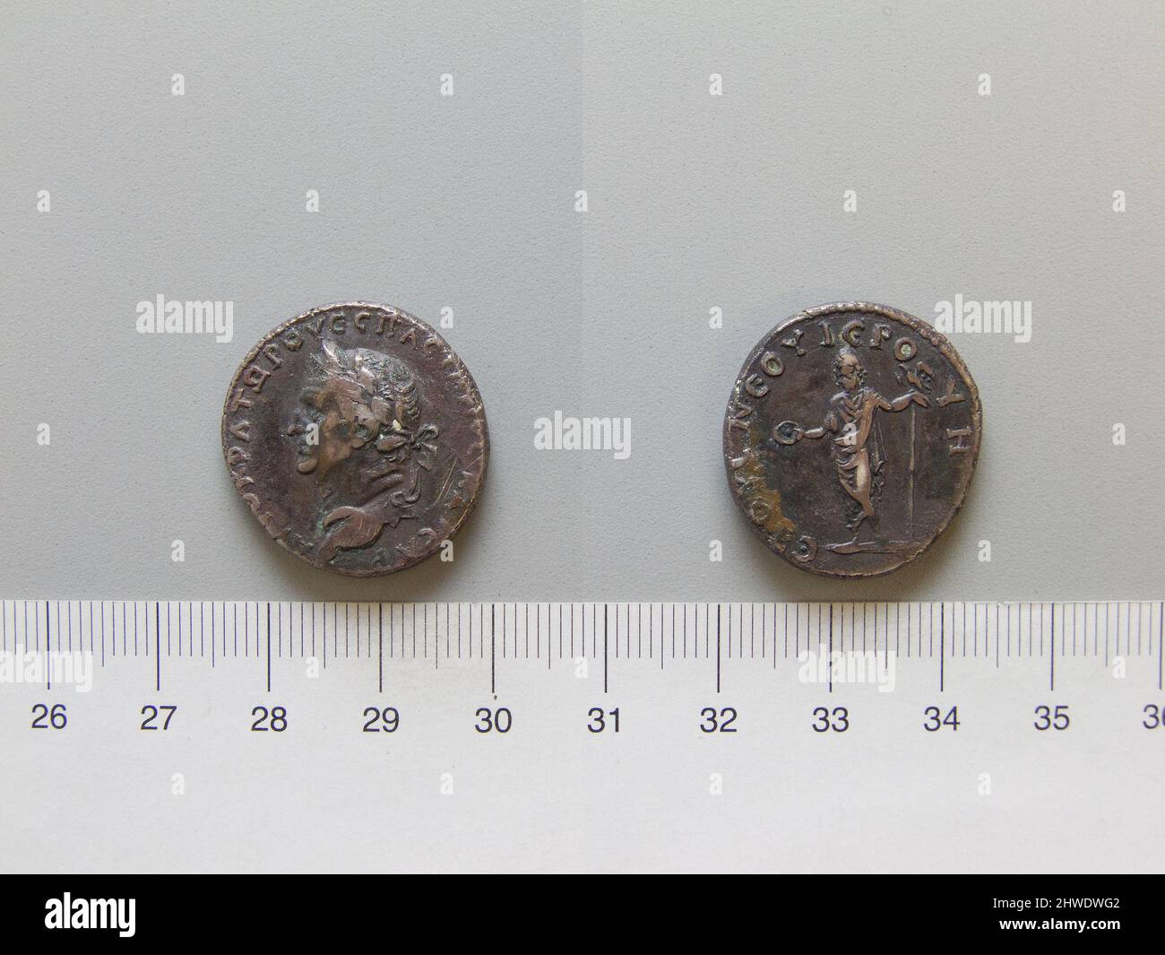 Tetradrachm of Vespasian, Emperor of Rome from Cyprus. Ruler: Vespasian ...