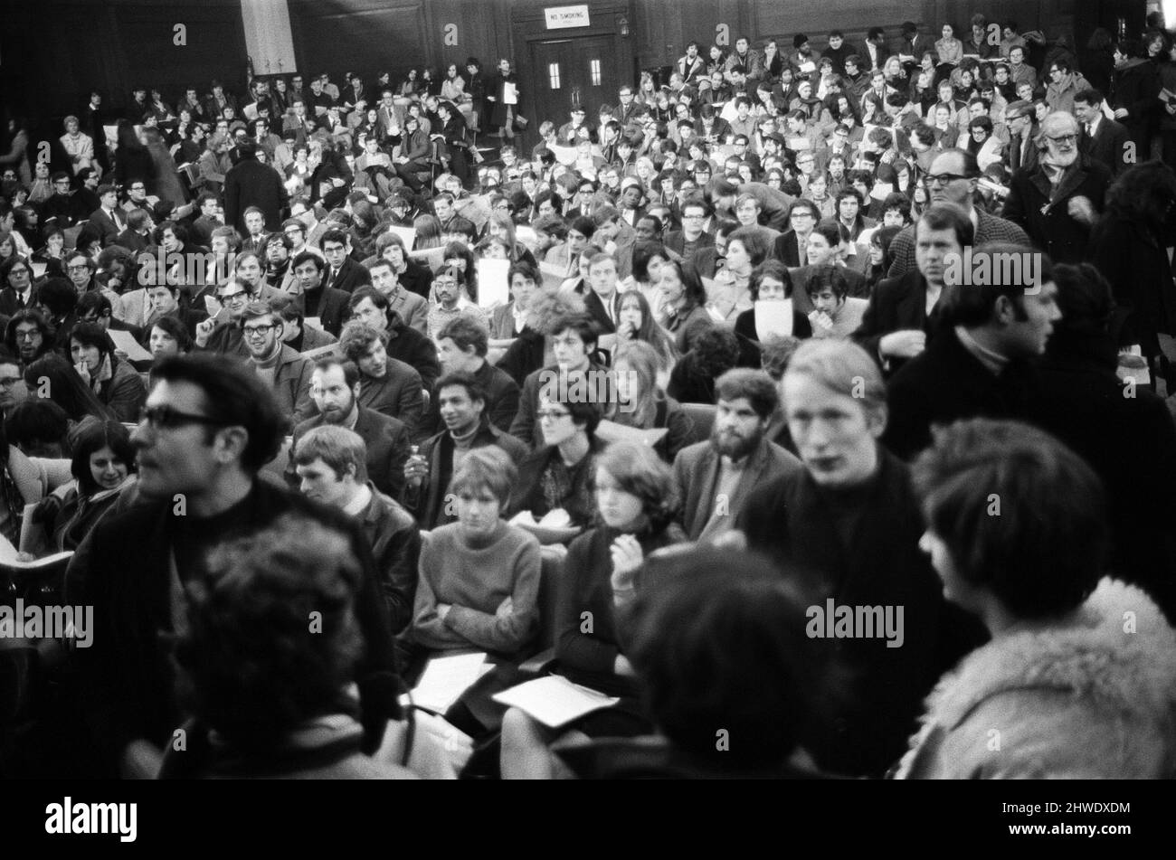 London School of Economics (LSE) emergency Union meeting. The meeting ...